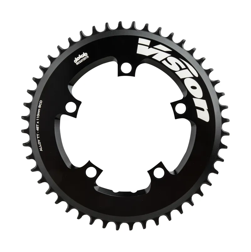 Vision TriMax TT Chainring 1x11 5h 110BCD Black