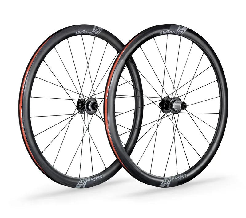 Vision TC 40 Disc Brake Carbon Road Wheelset 700C Tubeless Ready