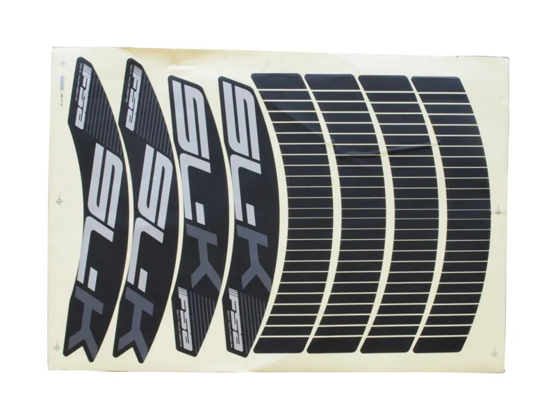 FSA SL-K Rim Decal Set in Black/Grey