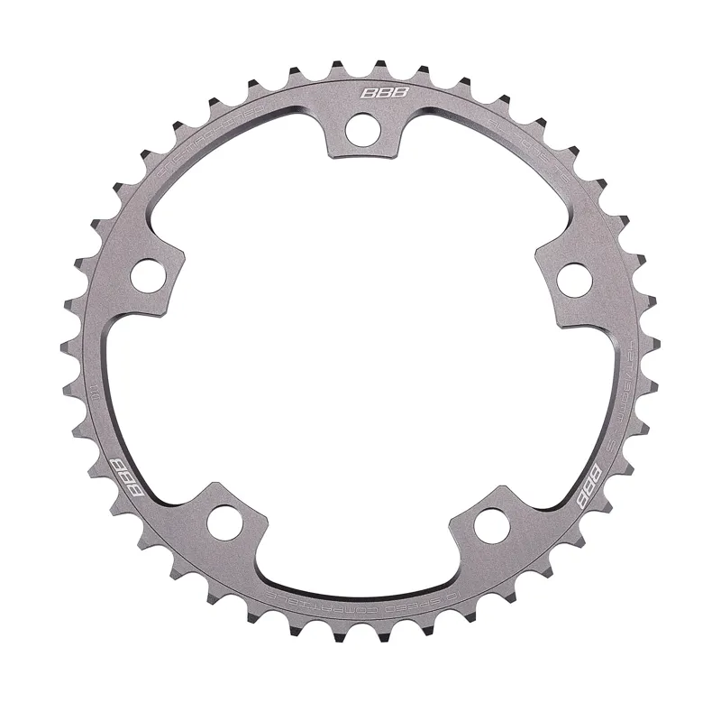 BBB RoadGear Chainring Grey 42T 130 BCD [BCR-12S]