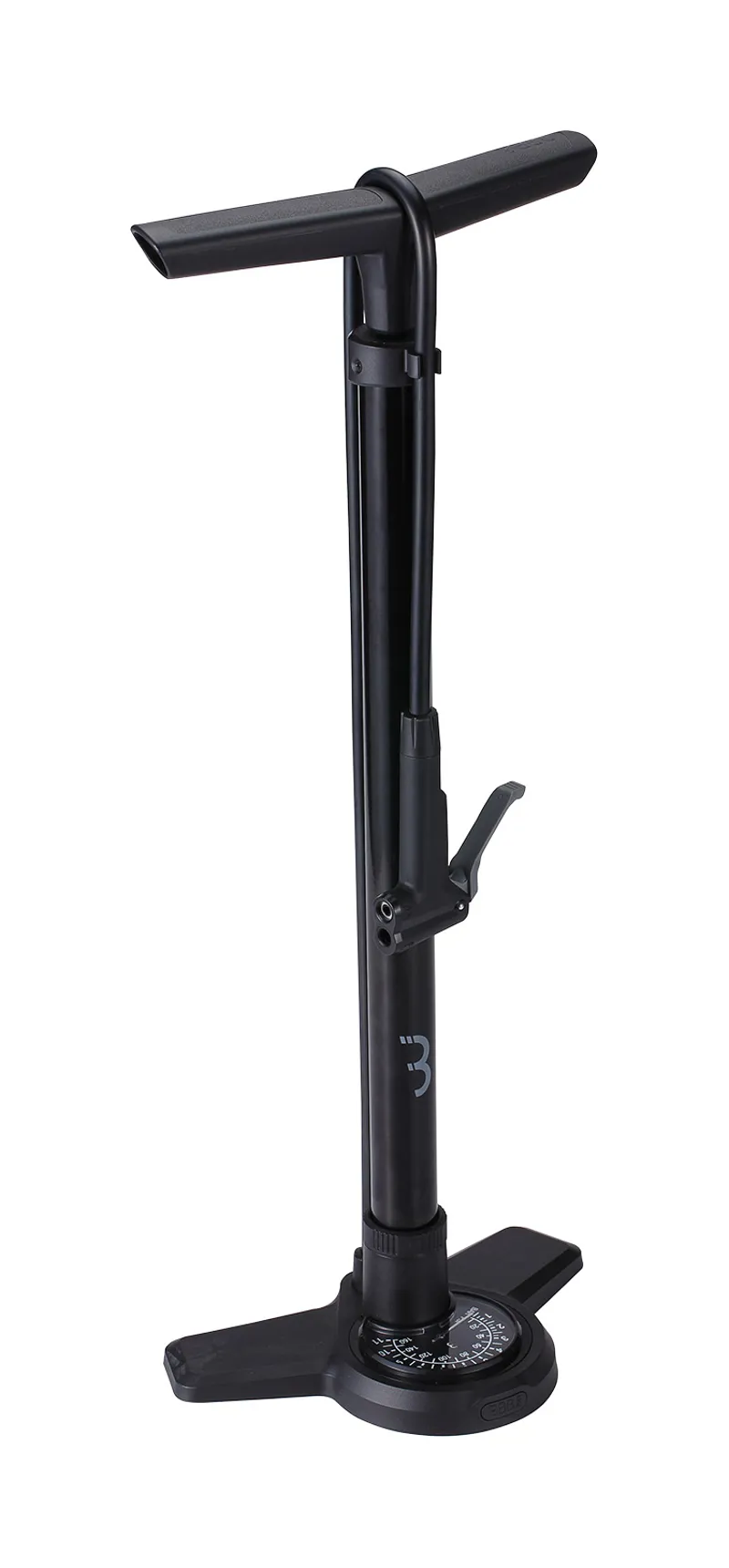 Track pump with gauge store
