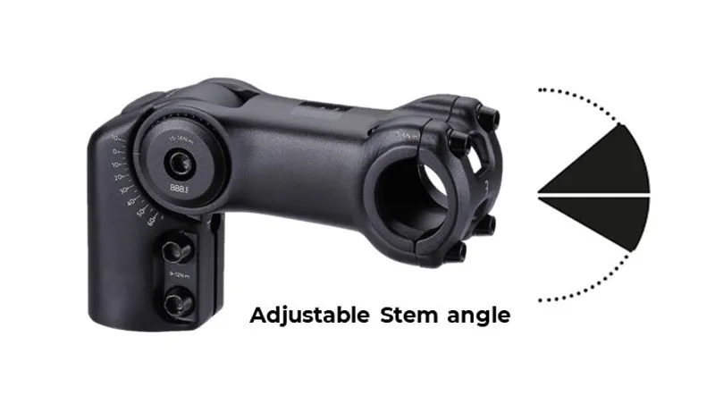 BBB HighFix Adjustable Stem 25.4mm Black BHS-34