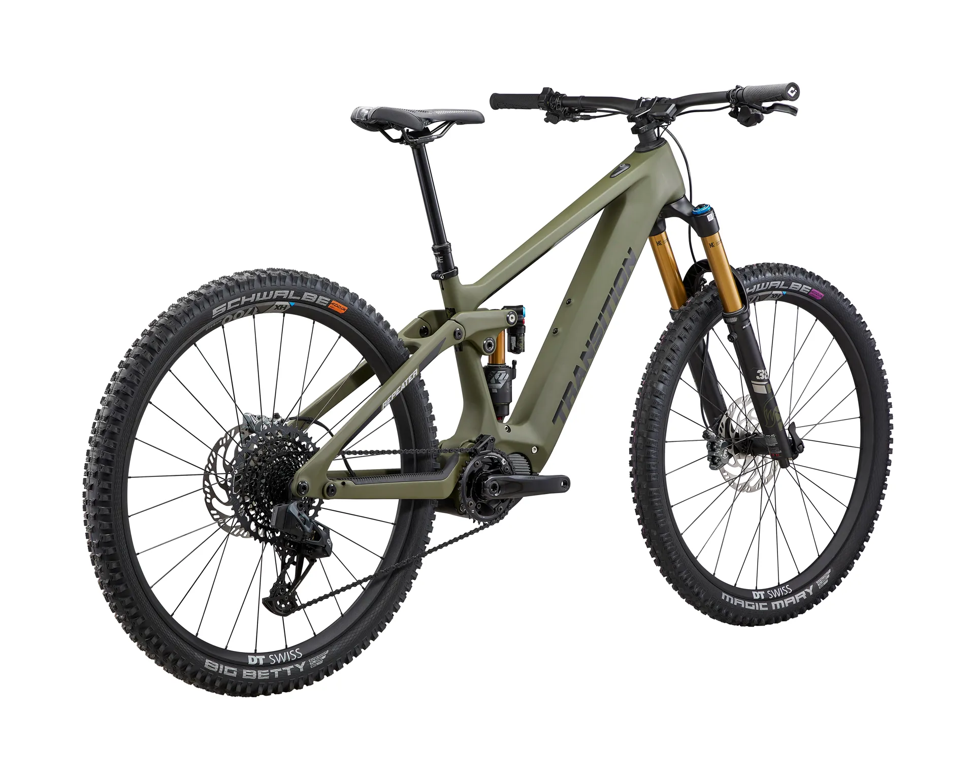Transition Repeater EP8 Carbon MTB Complete Ebike GX Mossy Green