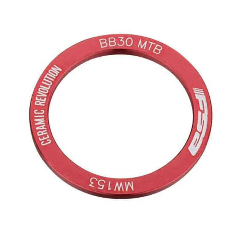 FSA BB30 Bottom Bracket Bearing Cover in Red MW153